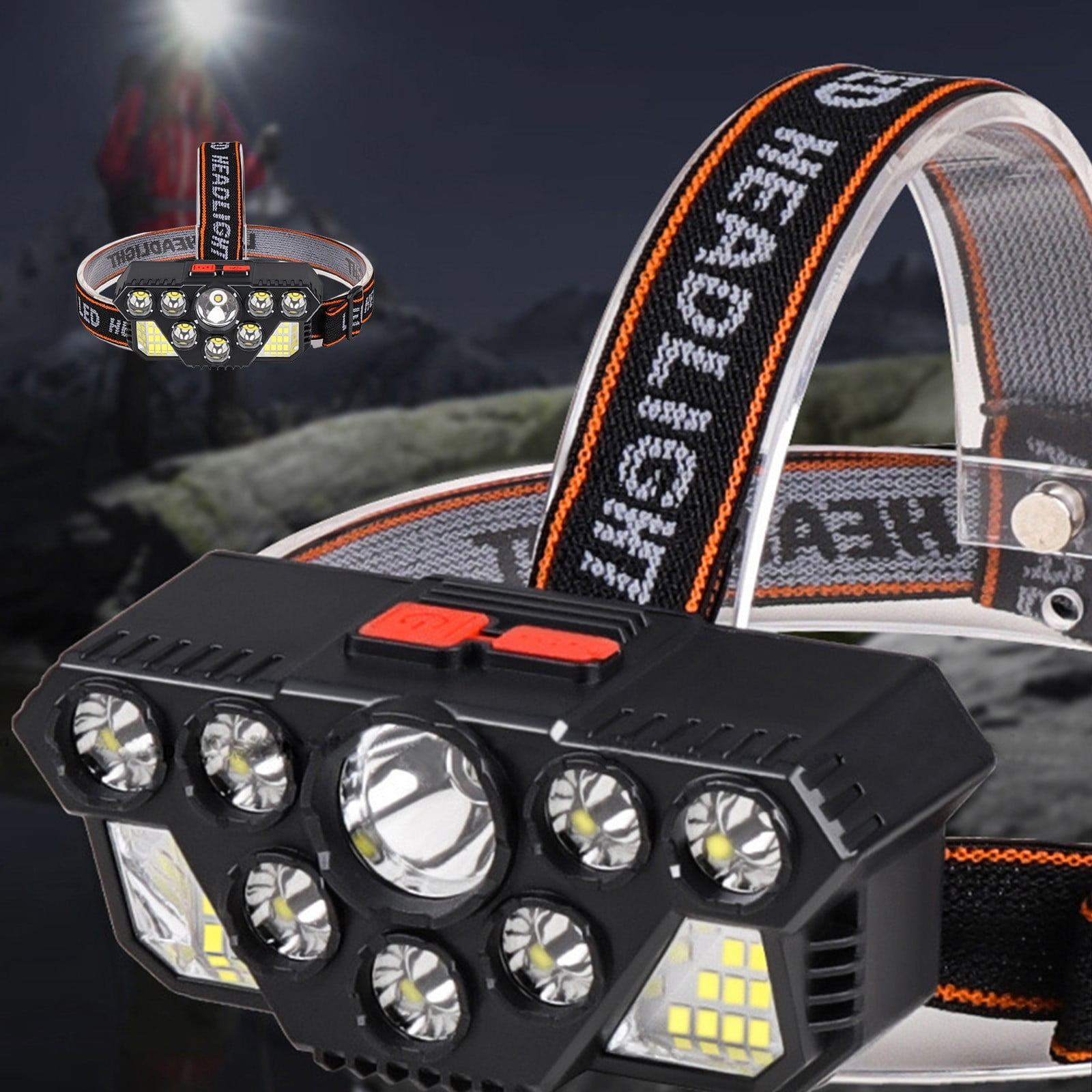 Click here for Zzkhgo 7 Led Headlamp  Usb Rechargeable Headlight... prices