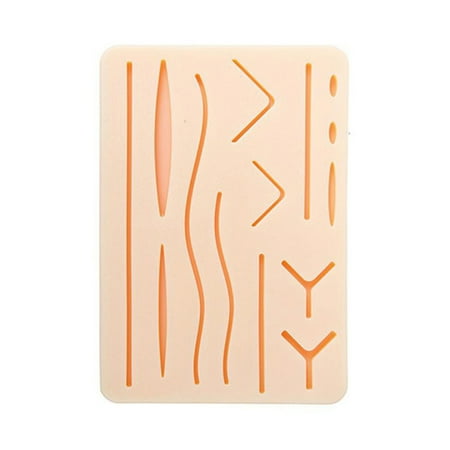 Peggybuy Surgical Suture Practice Model Silicone Reusable Skin Suture ...