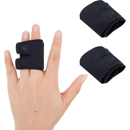 2pcs Finger Splint Reusable Finger Support Sleeves For Sport Injuries ...