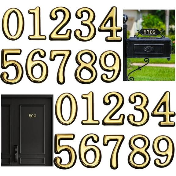 Fufafayo under $5 House Numbers, House Numbers, Self-Adhesive Metal ...
