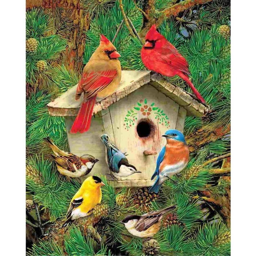 Springbok Feathered Retreat 1,000-Piece Jigsaw Puzzle - Walmart.com ...