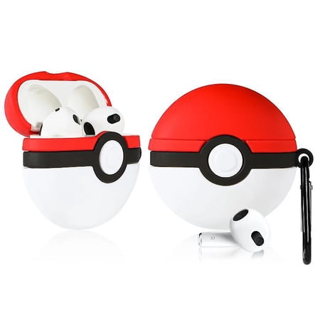 Silicone Pokemon Earphone Case For Airpods Pokeball Box For Airpods 1 2 ...