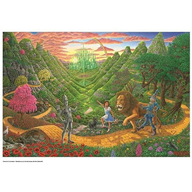 Wizard of Oz by Tom Masse Art Print Laminated Poster - 32.5" x 22.5 ...