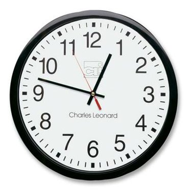 SKILCRAFT, NSN3897944, Slimline Round Wall Clock, 1 - Walmart.com