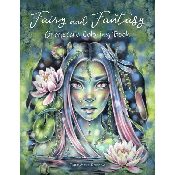 Fantasy Coloring by Selina Grayscale Fantasy Coloring Collection: 100 ...