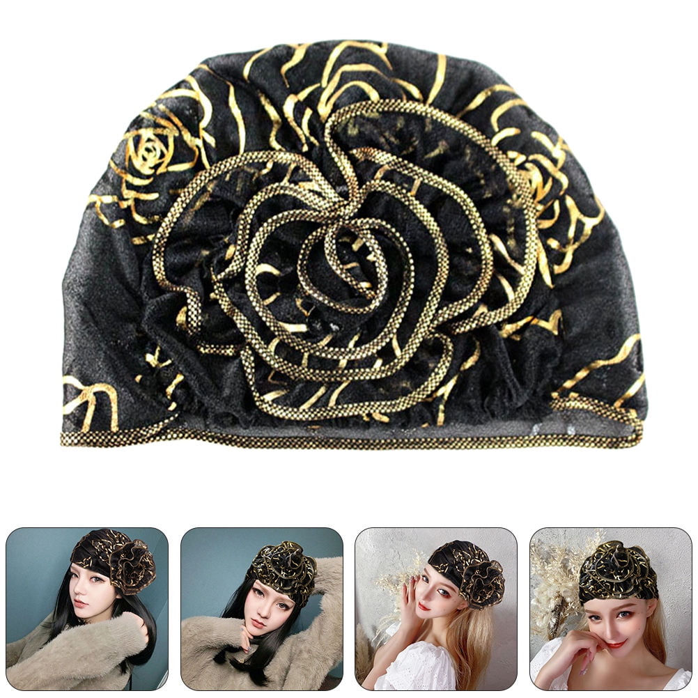 Click here for Oulii Sleeping Hat Hair Cover Classic Black Cloth... prices