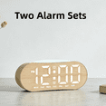 CaraMart Modern LED Digital Alarm Clock with Day Date Display ...