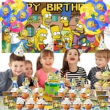 The Simpsons Party Supplies Decor Decorations Plates Backdrop ...