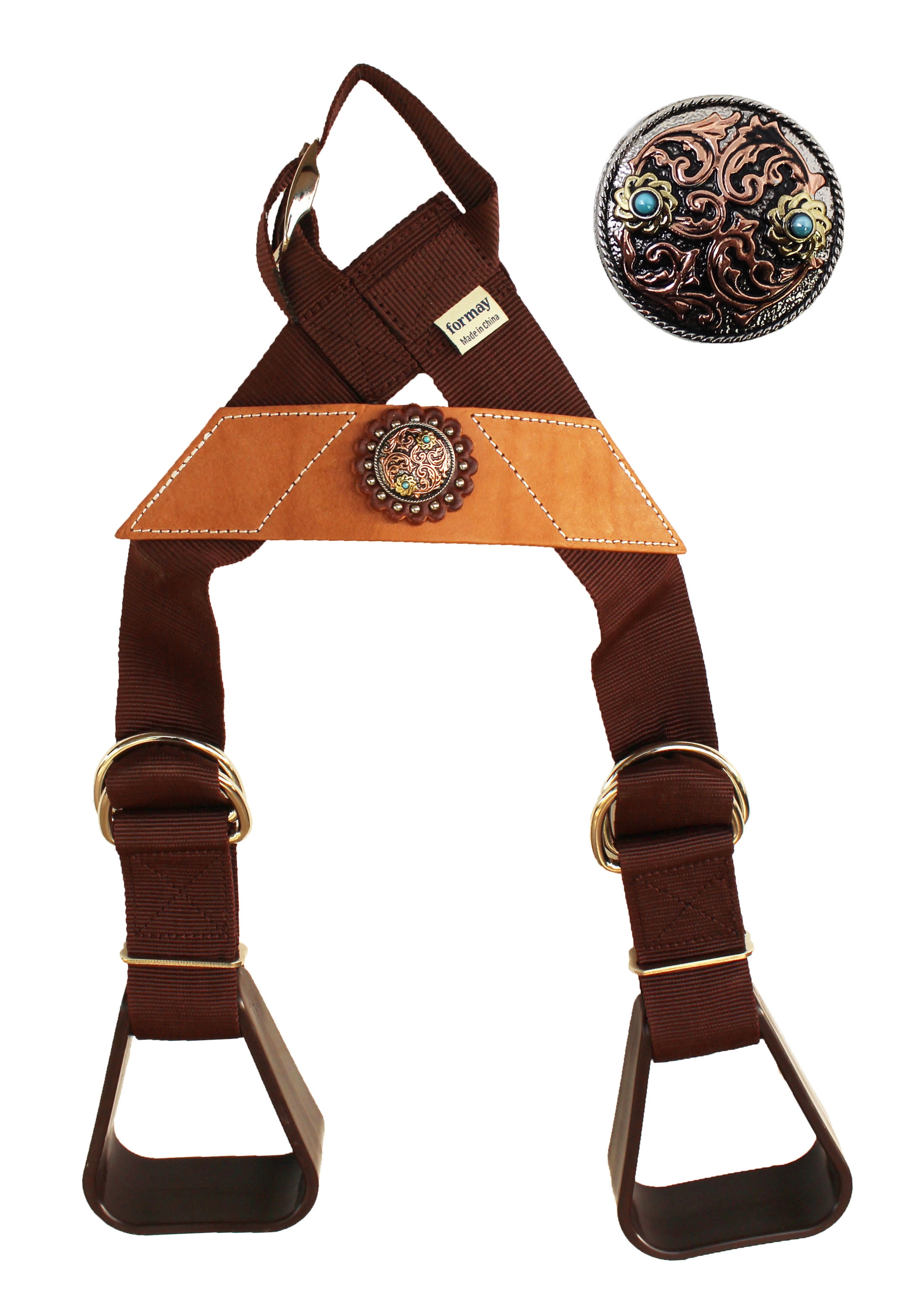 Challenger Western Saddle Show Youth Rider Buddy Kids Stirrups w ...