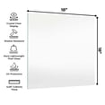 18x18 Acrylic Frame-Grade Acrylic Replacement for 10x12 Picture Frame ...