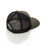 Structured Trucker Mesh Hat Custom Colors Letter V Initial Baseball Mid ...