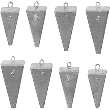 Fishing Sinker Weights Pyramid Sinker Bullet Weights Kits with Tackle ...
