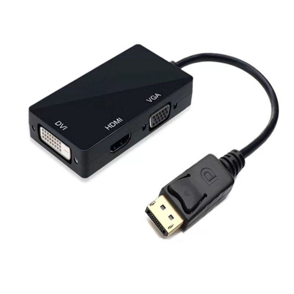 Cable Mini For Computer Adapters 3 in 1 Converter DP to HDMI/DVI/VGA ...