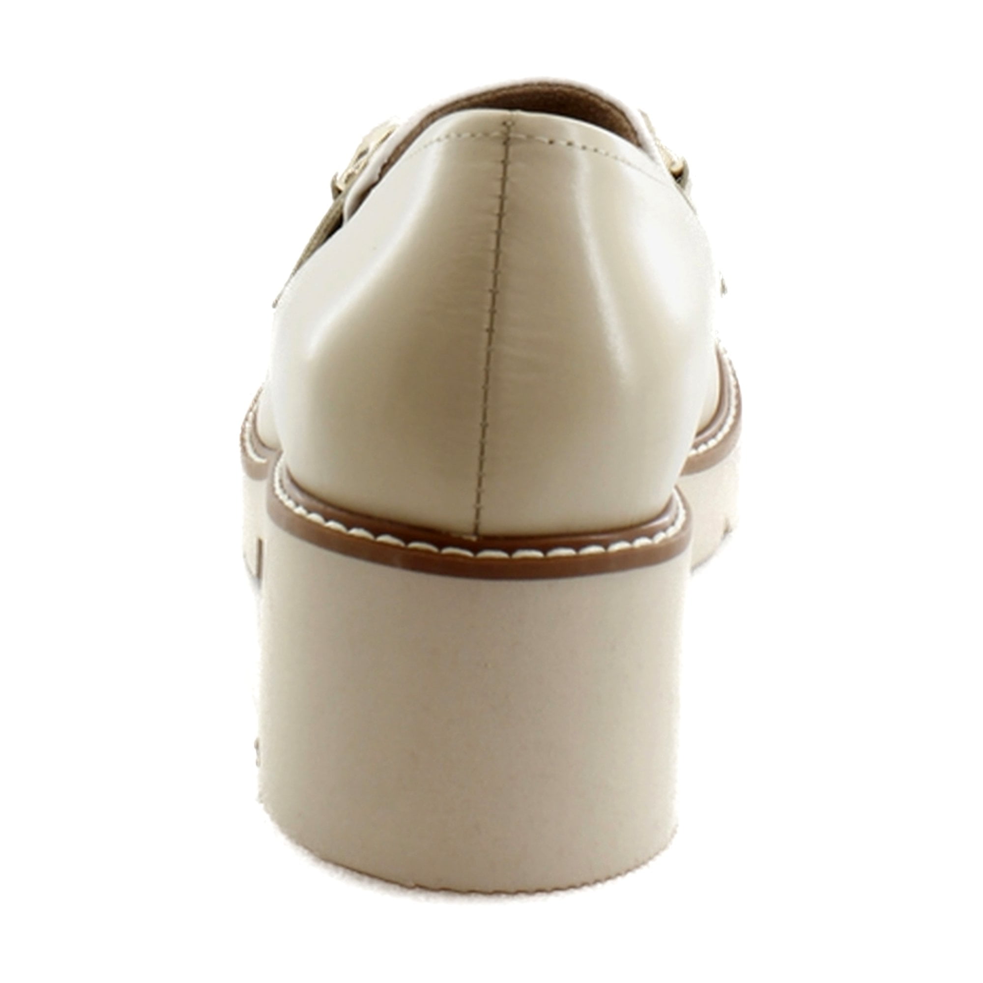 Naturalizer Desi Women's Loafers & Slip-Ons Tan/White Leather Size