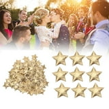 200 Pcs Five-Pointed Star Shiny Non-Woven Sponge Decorative Star ...