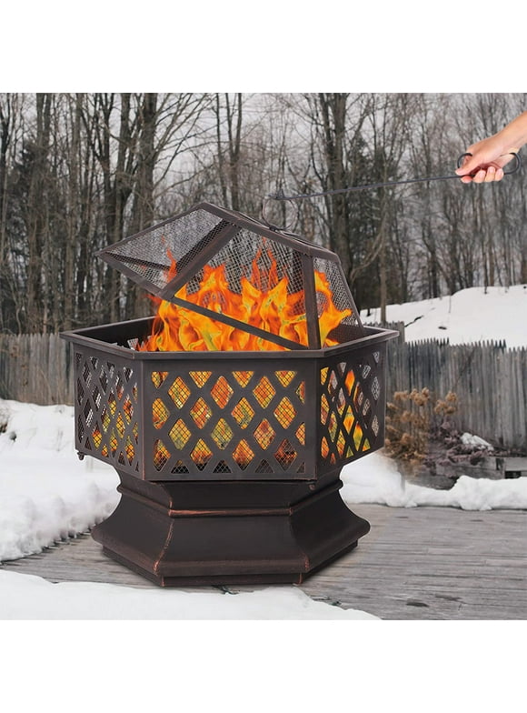 Wood Fire Pits in Fire Pits - Walmart.com