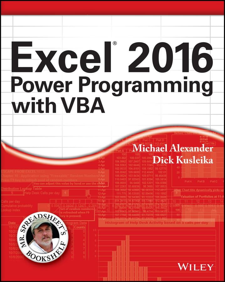 Excel 2016 Power Programming with VBA - Walmart.com