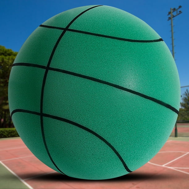 Pelota silenciosa que rebota, baloncesto de espuma de alta resistencia, juguete deportivo ligero ...