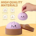 Random Color Single Piece Foam Squishy Dumpling Fidget Toy with ...