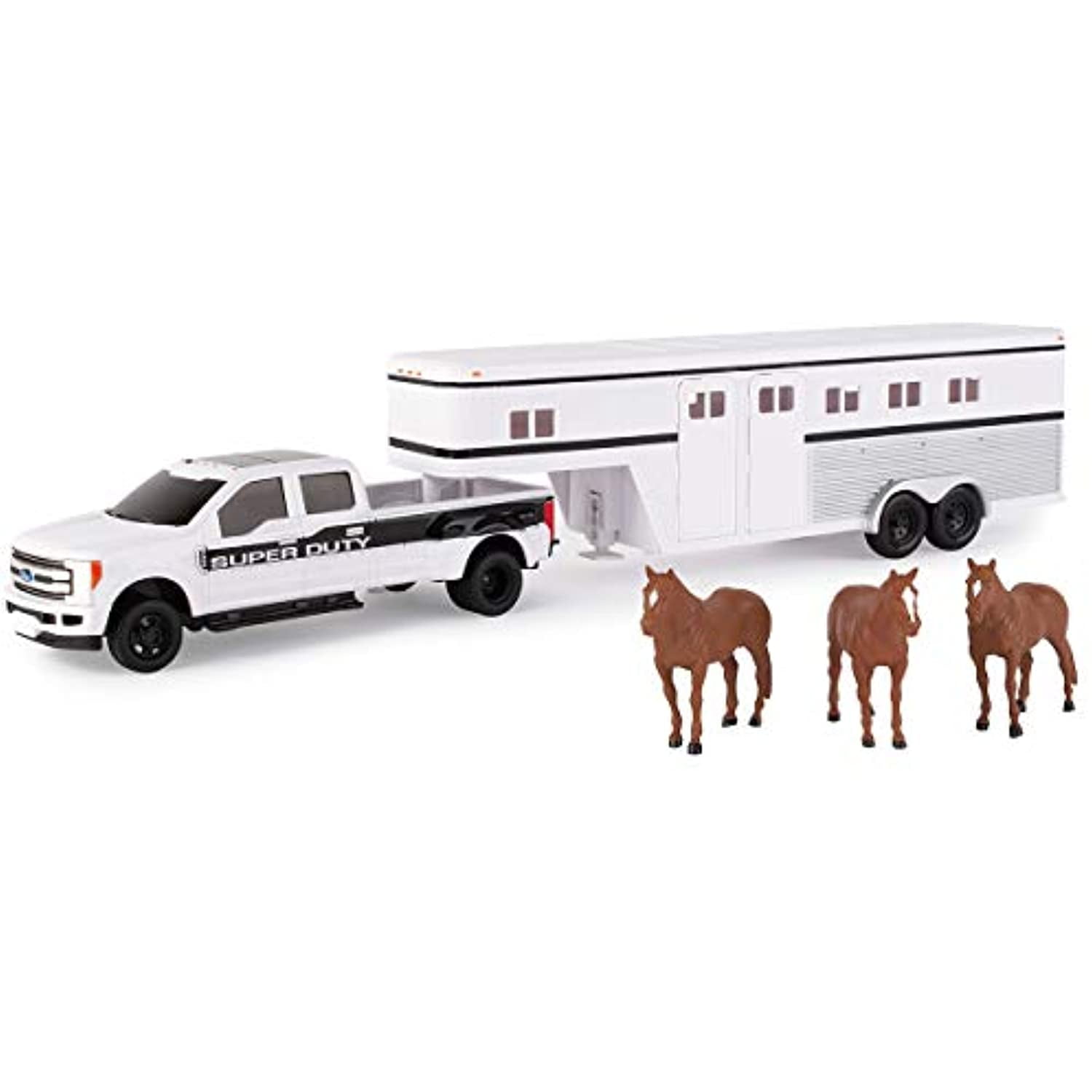 Click here for Tomy Ford Pickup Truck With Horse Trailer And Hors... prices