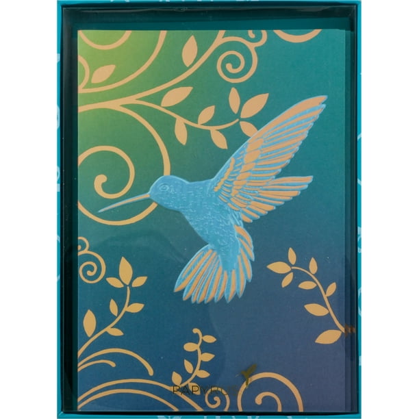 Papyrus Blank Cards with Envelopes, Hummingbird (12-Count) - Walmart.com