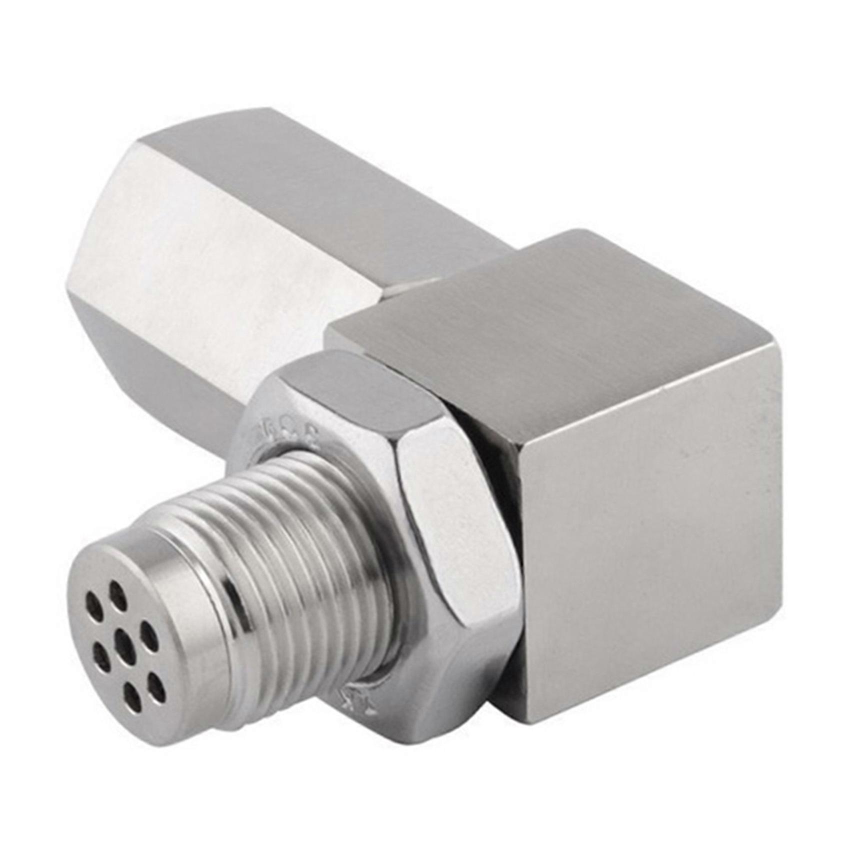 Universal O2 Oxygen Sensor Adapter 90° Degree 02 Bung Extension ...