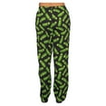 Rick and Morty Pickle Rick Black and Green Lounge Pants - Walmart.com