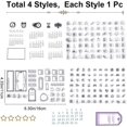 4Pcs 4 Styles Clear Silicone Stamps for DIY Scrapbooking oto Album ...