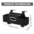 Automobile Backseat Organizers with 2 Cup Holders, Tissue Box and Hook ...