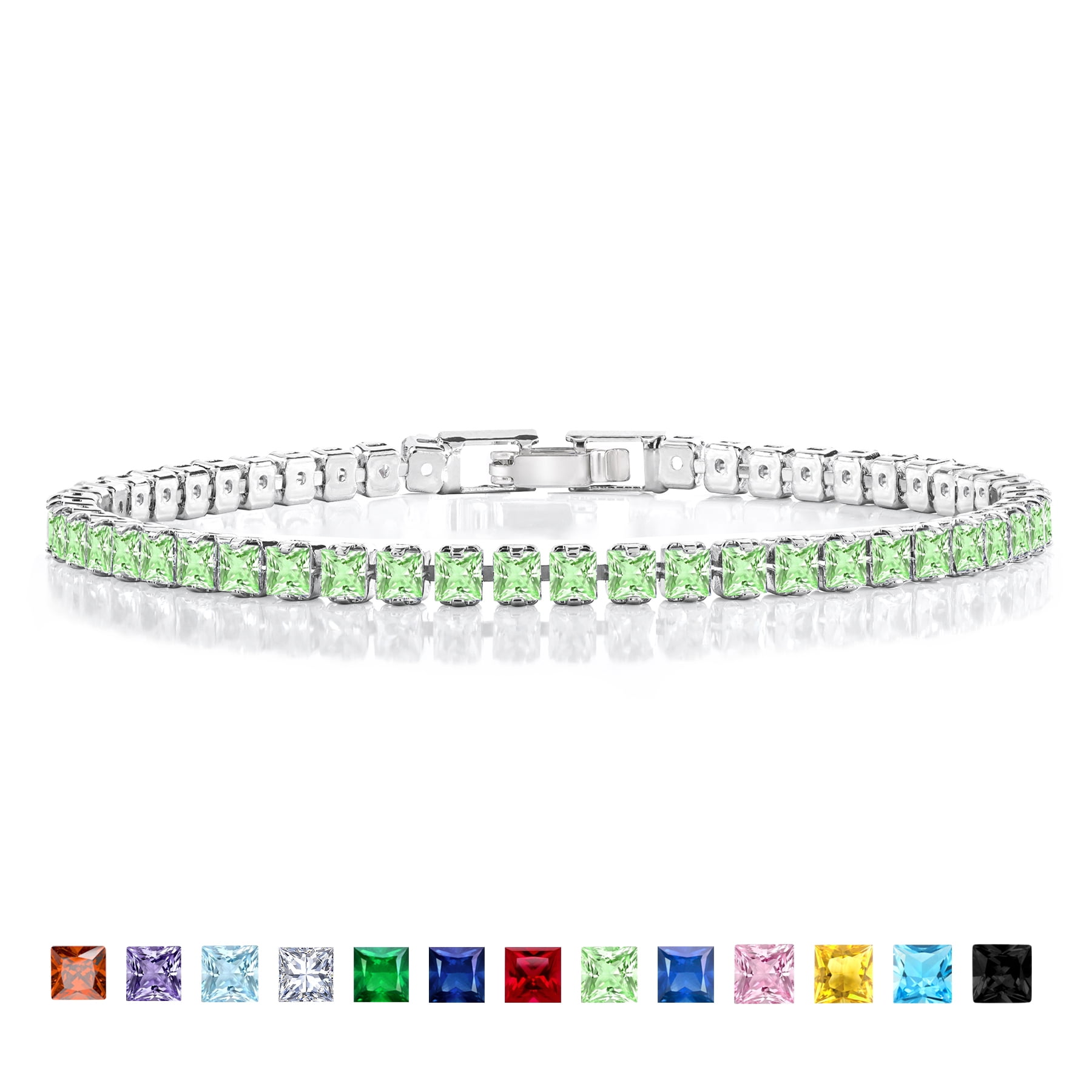 Click here for Jeenmata 5.5 Tcw Princess Cut August - Peridot - B... prices