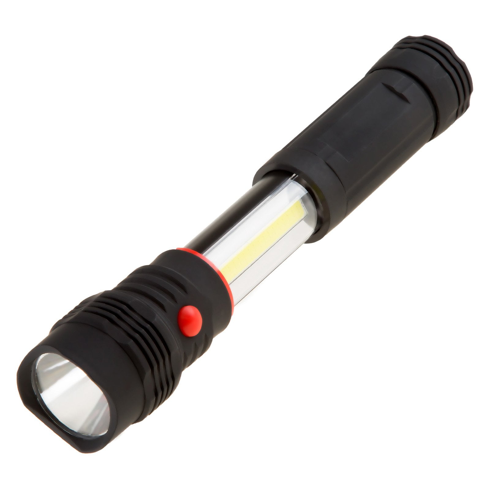 Stalwart 2 in 1 COB LED Telescoping Worklight Flashlight with Magnet ...