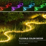 Merkury Innovations Smart Indoor and Outdoor Flex LED Multicolor Neon ...