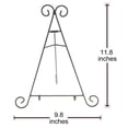 Bisontec 12" Black Iron Display Stand - Walmart.com