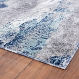 Luxe Weavers Modern Area Rug Abstract Pattern - Dark Blue, Light Blue ...