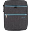Five Star 1 Carry-All Zipper Binder 375 Sheet Capacity GrayMint ...