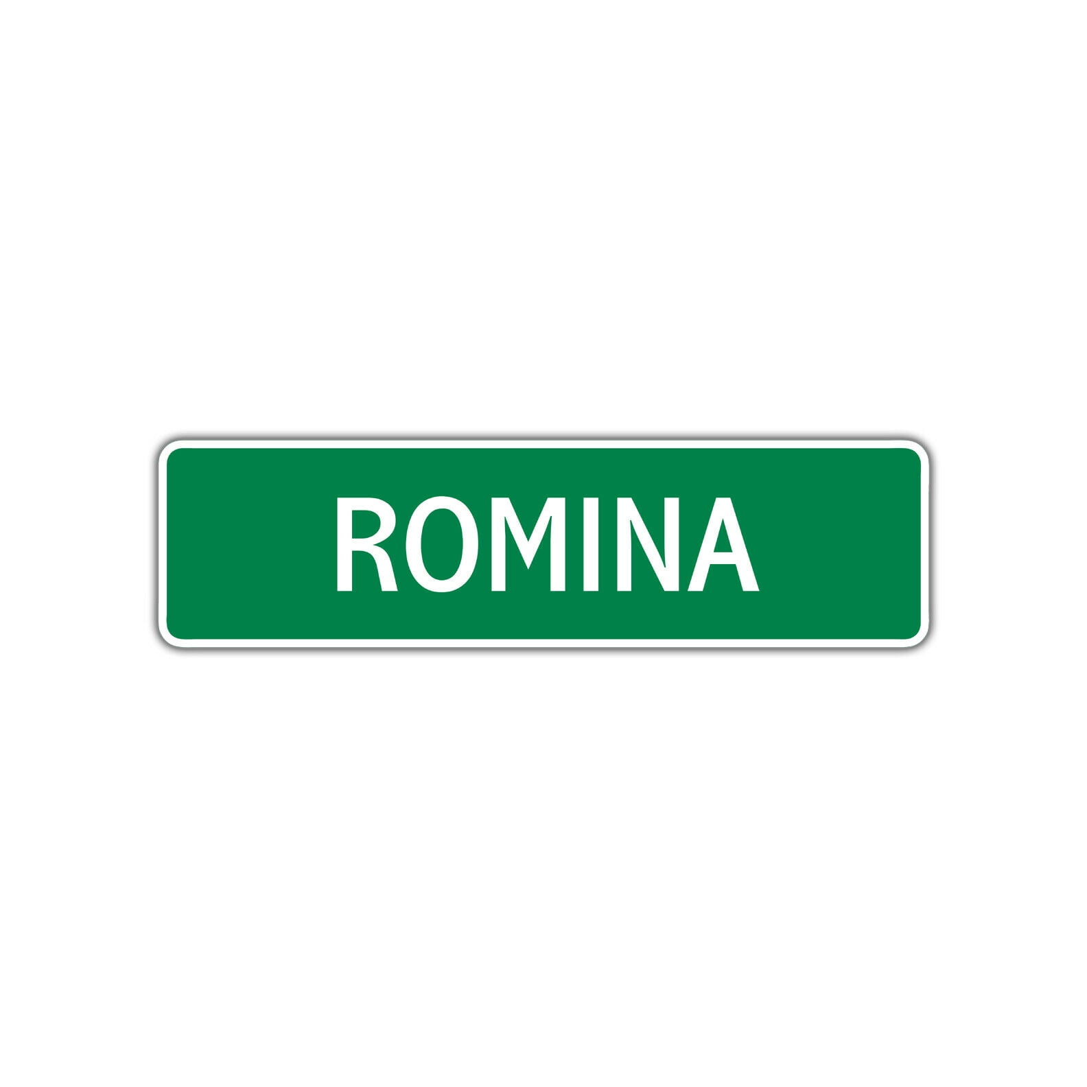 Romina Girls Children Name Letter Printed Label Indoor Outdoor Unique ...