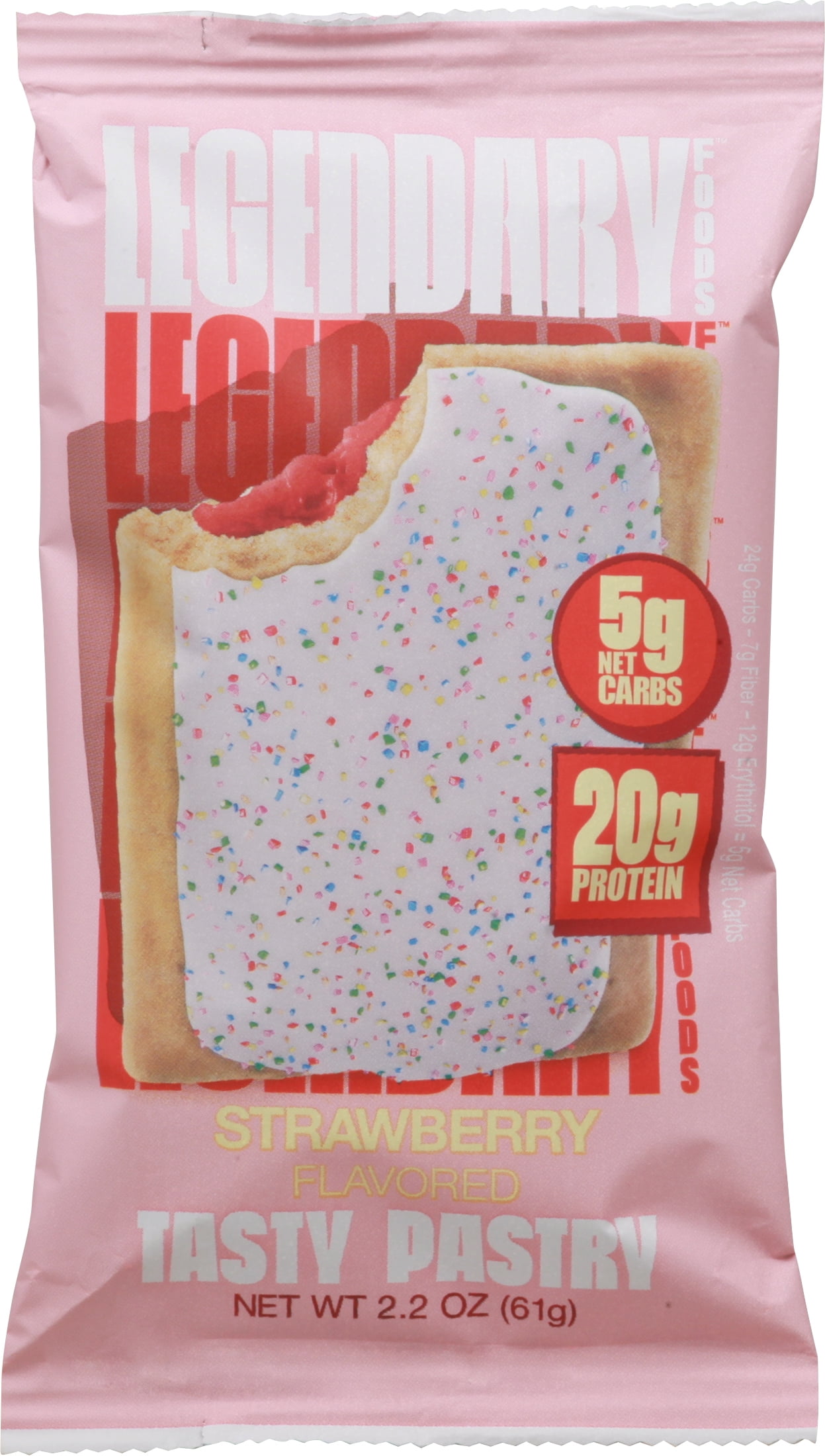 Legendary Foods Protein Pastry Strawberry - Walmart.com