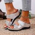 Bibifish Womens Wedge Sandals Vintage Flexible Airy Open Toe Elastic ...