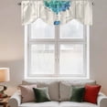 Abstract Art Tie Up Valance Curtains Chemistry Wood Grain Cartoon ...
