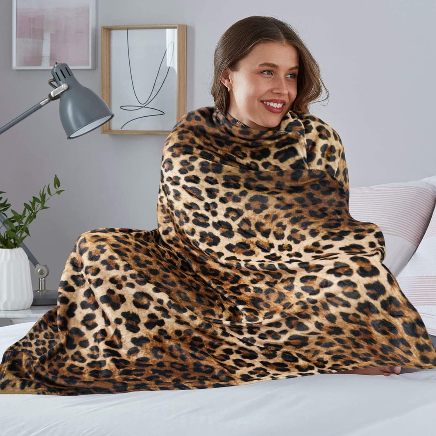 Click here for Kqtdun Cheetah Print Blanket Gifts For Women Soft... prices