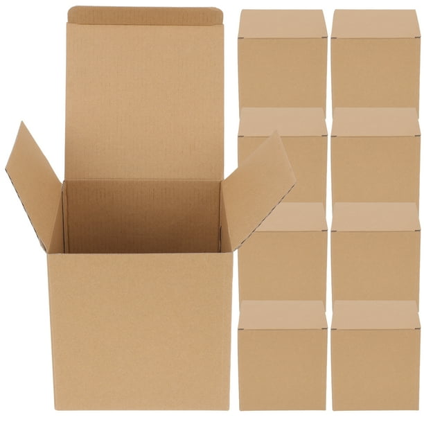 10Pcs Small Business Shipping Boxes Corrugated Cardboard Boxes Gift ...