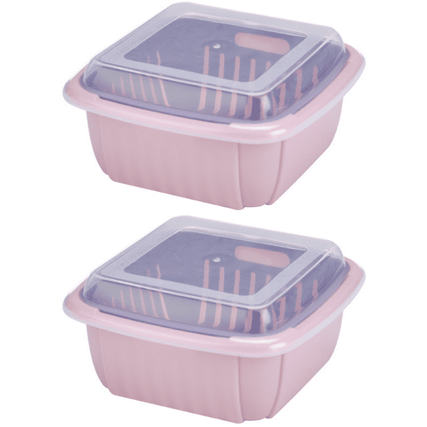 High Capacity Fruit Storage Containers for Fridge, Produce Container ...