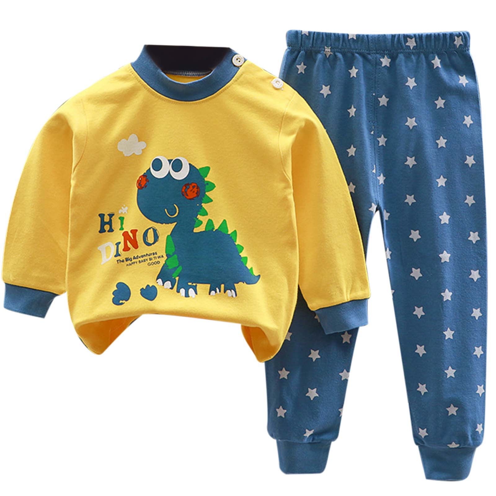 Click here for Pmvfhde Boys & Girls Long Sleeve Pajama Set - Soft... prices