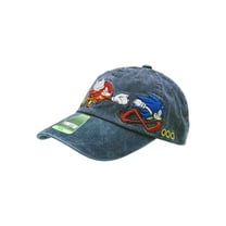 SEGA Sonic The Hedgehog Baseball Hat - Featuring Sonic, Tails, and ...