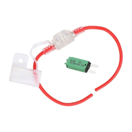 Fuse Holder,30A 12AWG Transparent Fuse Fuse Block A Fuse Holder Elevate ...