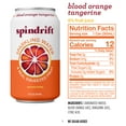 Spindrift Sparkling Water, Blood Orange Tangerine Flavored, Made with Real Squeezed Fruit, 12 fl ...