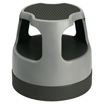 Cramer 300 lbs. Capacity 2-Step 15 in. Round Rolling Scooter Stool with ...