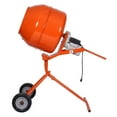 Walmart Electric Cement Mixer 5 Cu Ft, Portable Concrete Mixer, 1/2 Hp, ETL Certificated, Orange ...