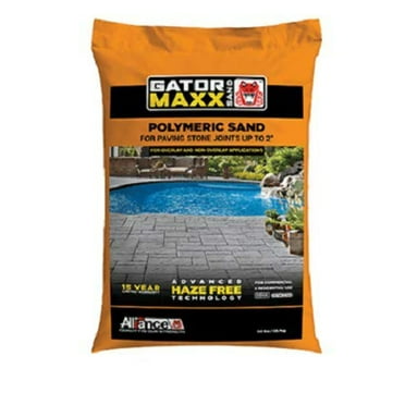 Alliance Gator Maxx G2 Haze-Free Fine Polymeric Sand Slate Grey, 50 lbs ...