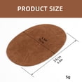 1 Pair Sew On Patches PU Leather Repair Patches Oval Shape Elbow Knee ...